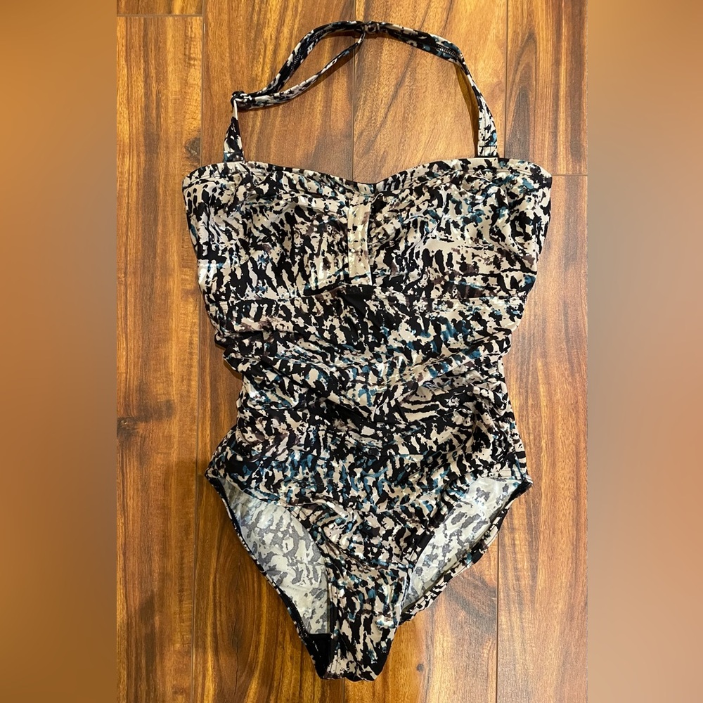 Figleaves Sophina One Piece Halter Swimsuit 30ff Unde… - Gem